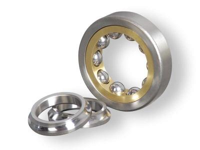 China Four Point Angular Contact Ball Bearing 17x40x12 mm For Carrying Combined for sale