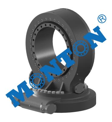 China Corrosion Resistant Hydraulic Slew Drive For Construction Machinery for sale
