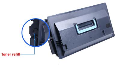 Cina toner di 40000PP Kyocera Ecosys, cartuccia del toner del laser del nero TK710 in vendita