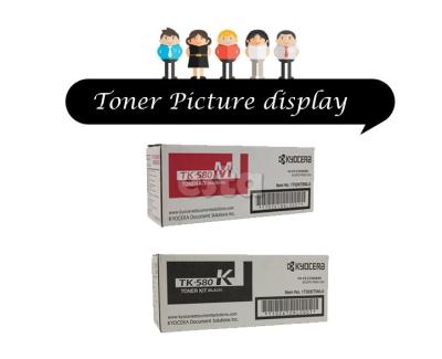 Cina Pacchetto 4 Ecosys compatibile P6021 del toner di Kyocera TK580 BK Ecosys/stampante di P6021CDN in vendita