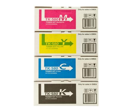 Cina Pacchetto 4 Ecosys compatibile P6021 del toner di Kyocera TK580 BK Ecosys/stampante di P6021CDN in vendita