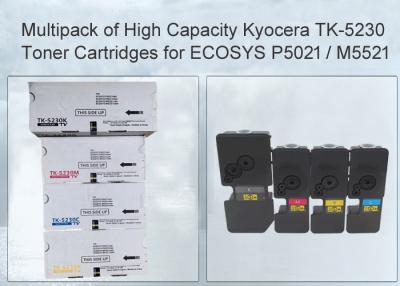 Cina Kyocera ECOSYS M5521 ECOSYS P5021 Printers Toner cartridge TK-5230 Multipack CMYK in vendita