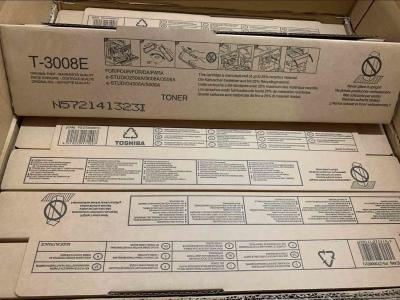 China Original Toshiba E-studio Toner T-3008E Black 6AJ00000151 -43900 Pages for sale