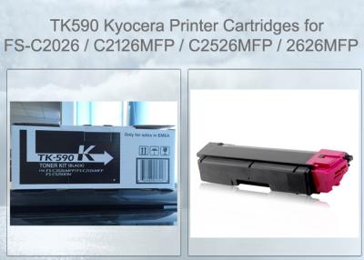 Cina Il pacchetto compatibile dell'arcobaleno di Kyocera TK-590 Ecosys FS-C2126MFP contiene un toner di 4 colori in vendita