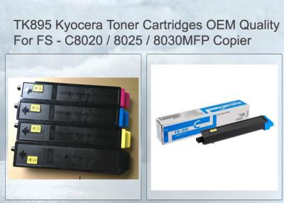 Cina La cartuccia del toner ciano FS-C8020 FS-C8025 di Kyocera Mita TK-895C Kyocera sceglie il pacchetto in vendita