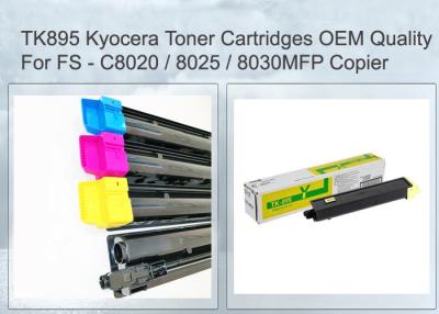 Cina Giallo della cartuccia del toner di Kyocera Mita TK-895Y Kyocera per FS-C8020 FS-C8025 compatibile in vendita