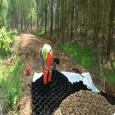 China 330 mm-1000 mm Lassafstand HDPE Geocell voor hellingsbescherming Honingraatontwerp Te koop