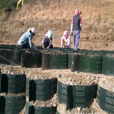 Cina Stabilizzare la ghiaia con geocell 330mm-1000mm Distanza di saldatura e superficie strutturata in vendita