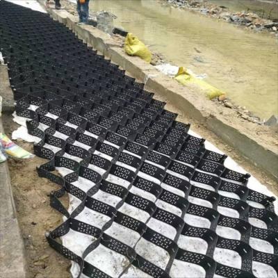 Cina Geocella avanzata di rinforzo per la tenuta di pareti di superficie strutturata e perforata in vendita