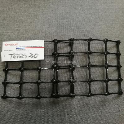 中国 エクストルーデッドポリプロピレン バイアキシアルジオグリッド 50m 長さ 異なる用途のジオグリッド 販売のため