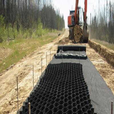 China Textured Smooth Surface 100 mm Höhe HDPE Geocell für dauerhafte Infrastrukturprojekte zu verkaufen
