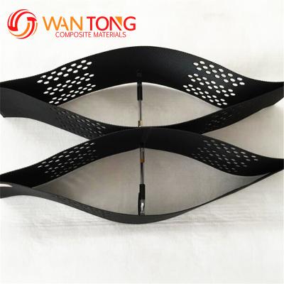 China Mejorar la estabilidad de la pared de contención con una solución de geocell de estabilizador de grava de 100 mm de altura en venta
