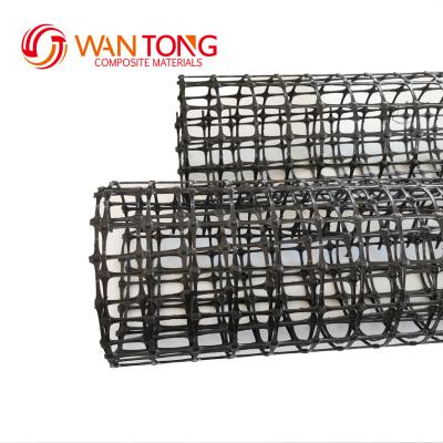 Cina Polipropilene Geo Grid Prodotti di terraforatura Biassiale 35KN Geogrid di plastica 25.4*25.4mm Maglia Dimensione 1-6m Larghezza in vendita