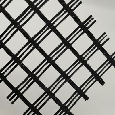 Cina Geotessile per solidificazione di pavimenti 1m-6m Larghezza 80-80 PET Biassiale Poliestere Geogrid in vendita