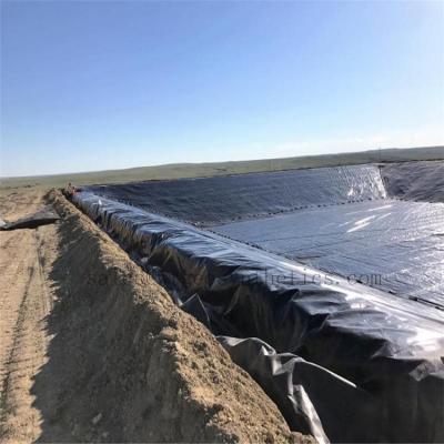 Cina Superficie liscia con texture 1,5 mm Geomembrana HDPE per diga in plastica impermeabile 1,0 mm in vendita