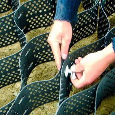 China 2m largura Geocell HDPE para estabilização do solo Paredes de retenção Durável e de longa duração à venda