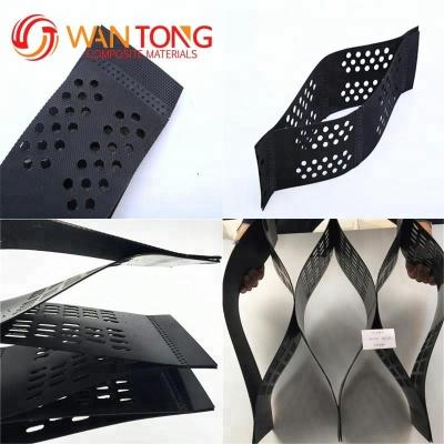 China 2m largura normal Geocell HDPE Gravel estabilizador Grade Wantong Geo Cell 50mm Plástico à venda