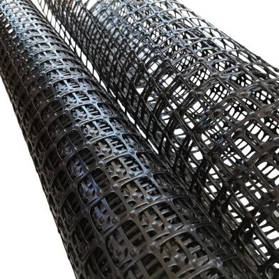 中国 ブラックポリプロピレンPP 二軸型プラスチックジオグリッド・メッシュロール 土壌安定化採掘用 販売のため