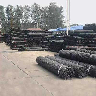 中国 ブラックポリプロピレンPP 二軸型プラスチックジオグリッド・メッシュロール 土壌安定化採掘用 販売のため
