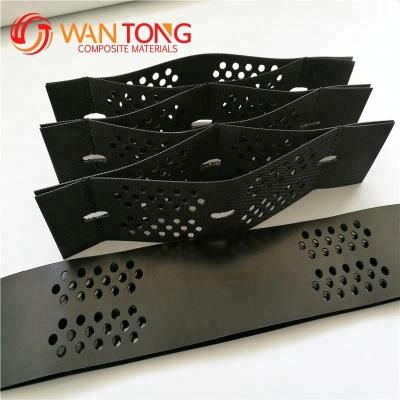 China 50-250 mm textierte, perforierte Geocell aus HDPE für den reibungslosen und langlebigen Straßenbau zu verkaufen