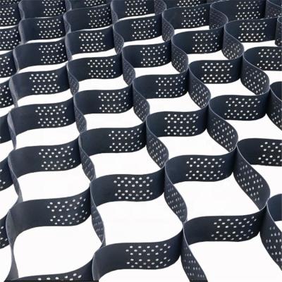 China Rejas geocelulares perforadas de entradas duraderas de HDPE para la protección de carreteras y pendientes en venta