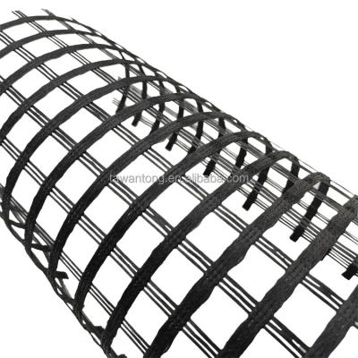 Cina 50-50kn Geogrid in poliestere/PET Geogrid per il rinforzo delle rive dei fiumi in vendita
