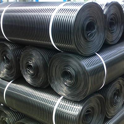Cina Geogrid CE/ISO9001 Certificato 50Kn/m Protezione da pendenza Cellule del suolo PP HDPE Geogrid monoassiale in plastica in vendita