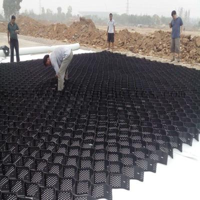 China 1.1 mm-1.7 mm Espessura Geocell HDPE para estabilização do solo rodoviário e proteção de encostas à venda