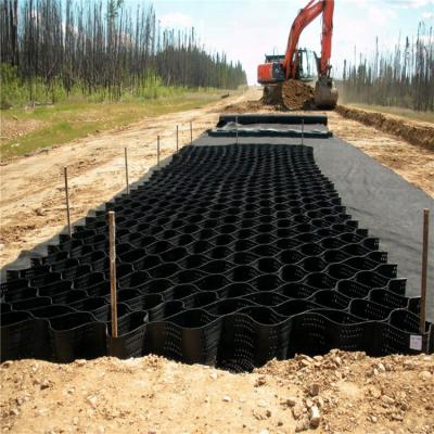 China 100 mm HDPE Geocell Erosion Control Geschikt voor verschillende hellingshoeken en omstandigheden Te koop