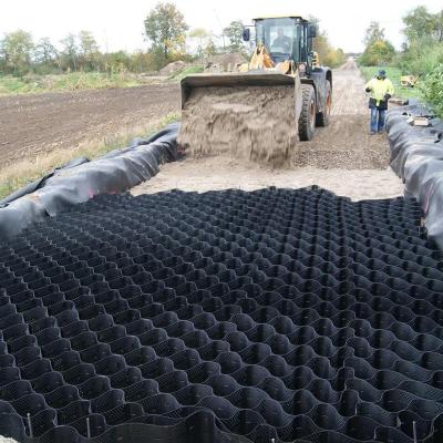 China Norwegen HDPE Geocell für Stützwand 50mm-250mm Höhe CE ISO14001 ISO9001 zertifiziert zu verkaufen