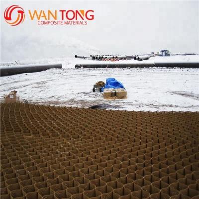 Cina 1.0-1.7MM Spessore Geocell di ghiaia per applicazioni di terraforatura nella costruzione stradale in vendita