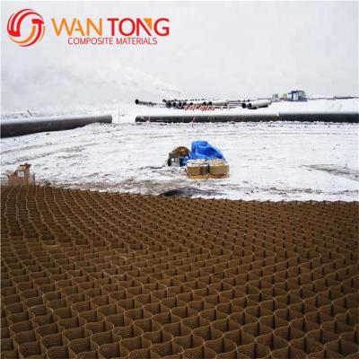 China Straßen- und Pistenschutz mit HDPE-Geozell-Kiesgitter im traditionellen Design zu verkaufen