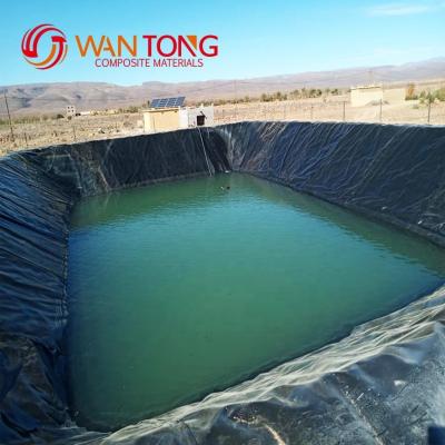 中国 オーダーメイド 幅 黒 防水 HDPE 地膜 レイナー 1mm 魚飼育タンク 販売のため
