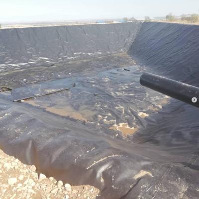 中国 1.0mm 厚さ HDPE 地膜 プラスチック 湖 タンク ダム 覆い 販売後 サービス 販売のため