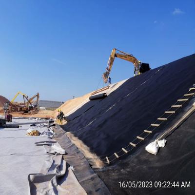 Cina Stile di progettazione contemporaneo 40mil o 1mm Geomembrana liscia HDPE Pond Liner Formazione in loco in vendita
