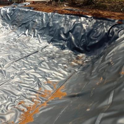 Cina 2m-8m Larghezza Geomembrana di HDPE Diamanti di rivestimento 0,75mm Spessore campione gratuito per l'acqua di stagno di pesci in vendita