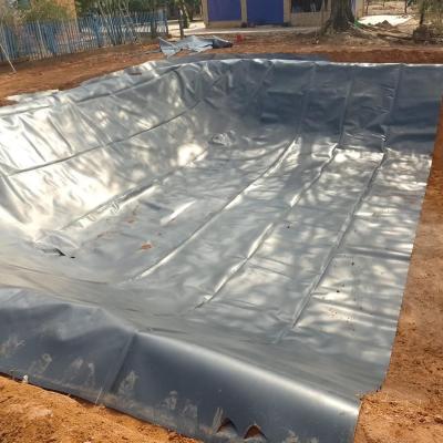 Cina Progetto Kenya Dam Fish Pond Geomembrana in HDPE da 500 micron con standard GB/ASTM GRI-GM13 in vendita