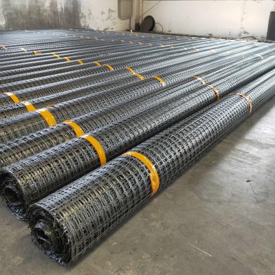 中国 道路強化ソリューションのためのGeomalla 40knグリッドメッシュ バイアキシアルPPプラスチックジオグリッド 販売のため