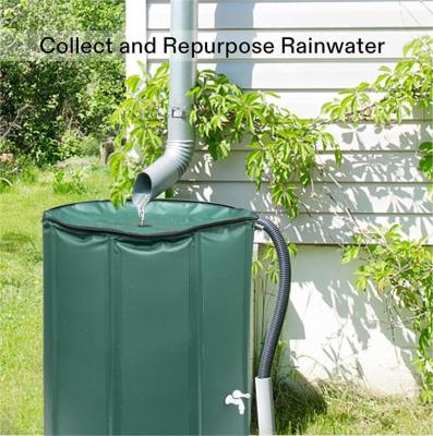 Cina Serbatoio portatile per l'acqua da 100 galloni Barile piovoso pieghevole per giardino PVC pieghevole in vendita