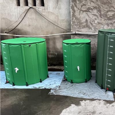 Cina Collettore di acqua piovana extra stabile 100 gal Immagazzinamento portatile di acqua per l'irrigazione del giardino in vendita