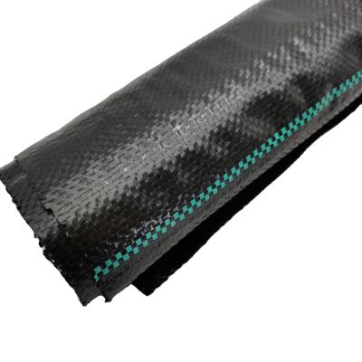 China Tapete de cobertura de solo agrícola 100GSM PP Tapete tecido de ervas daninhas para controle de ervas daninhas à venda