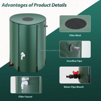 Cina Sistema di raccolta dell'acqua piovana da 500L Serbatoio di vescica d'acqua in PVC per sistema di raccolta dell'acqua in vendita