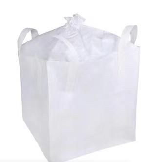 Cina Peso di carico 1000 kg Jumbo Bag con anello croce e gonna bianca superiore in vendita