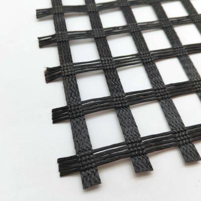 Cina Poliester Geogrid CE / ISO9001 / SGS certificato per la costruzione stradale e il muro di sostegno in vendita