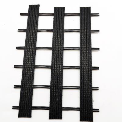 Cina Geogrid biassiale con rivestimento in poliestere in PVC ad alta resistenza alla trazione 100 m/rollo per Geogrid Prezzi in vendita