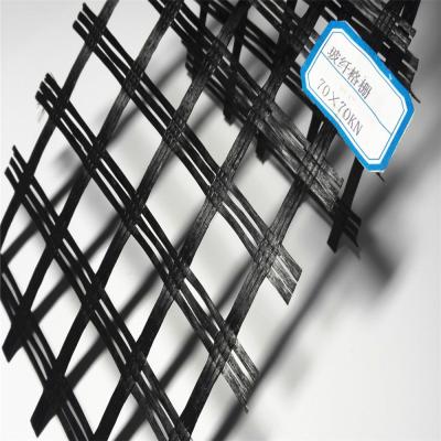 Cina Costruzione di garage basalto rinforzo di fibra di vetro Geogrid con 50-200m di lunghezza in vendita