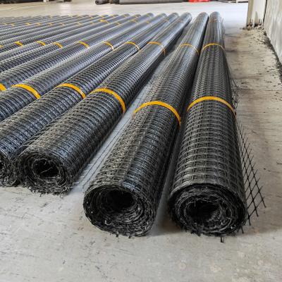 Cina Geogridia biassiale in polipropilene per la stabilizzazione del suolo nella costruzione stradale e ferroviaria in vendita