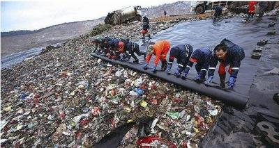 Cina Geomembrana di rivestimento di diga in HDPE per il progetto di diga Lunghezza in base alle esigenze del cliente in vendita