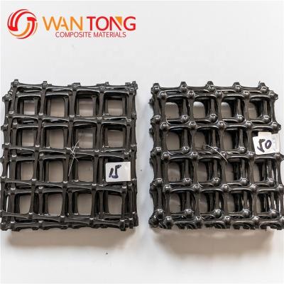 Cina PP Biassiale Geogrid di plastica per la costruzione stradale e per il muro di rinforzo delle vie minerarie in vendita