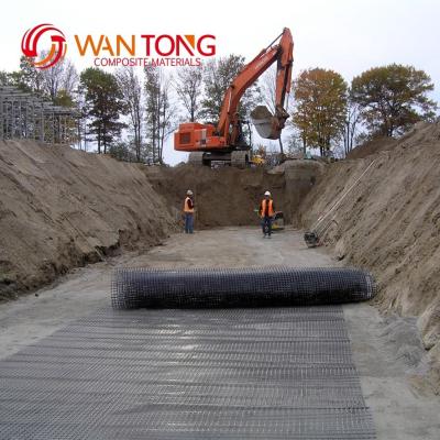 中国 道路基地の強化用 プラスチック製PP 二方向 バイアキシアル ジオグリッド 20kn 30kn 40kn 販売のため